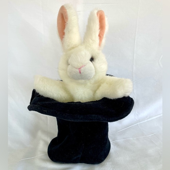Folkmanis Puppets | Toys | Folkmanis Rabbit In Hat Hand Puppet Magic ...